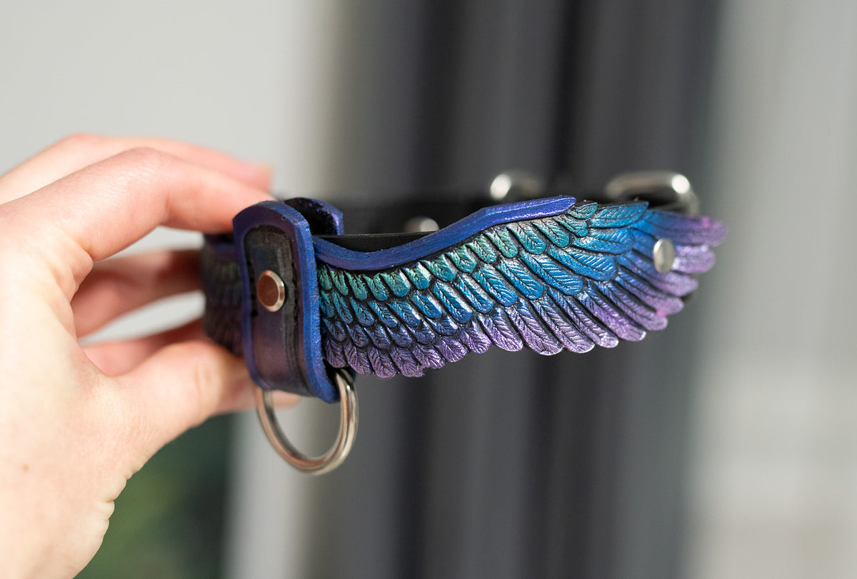 Raven Wing Collar – Windrunner Leather