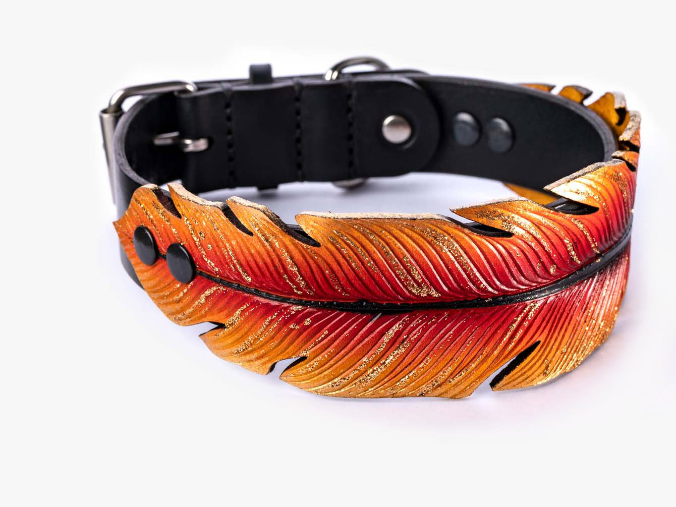 Phoenix Feather Collar – Windrunner Leather